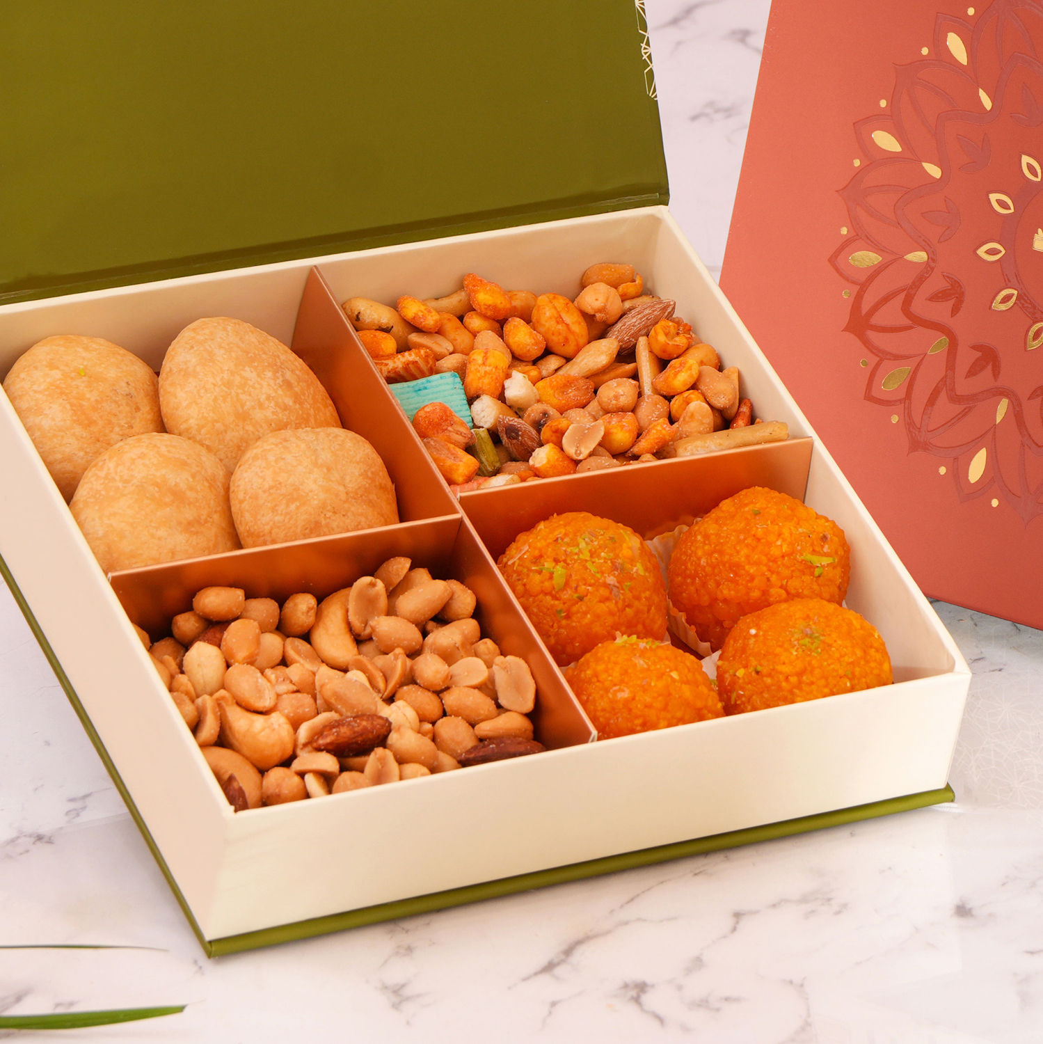 Order Diwali Assorted Mithai N Dry Fruit Box Online | Same-Day Delivery ...