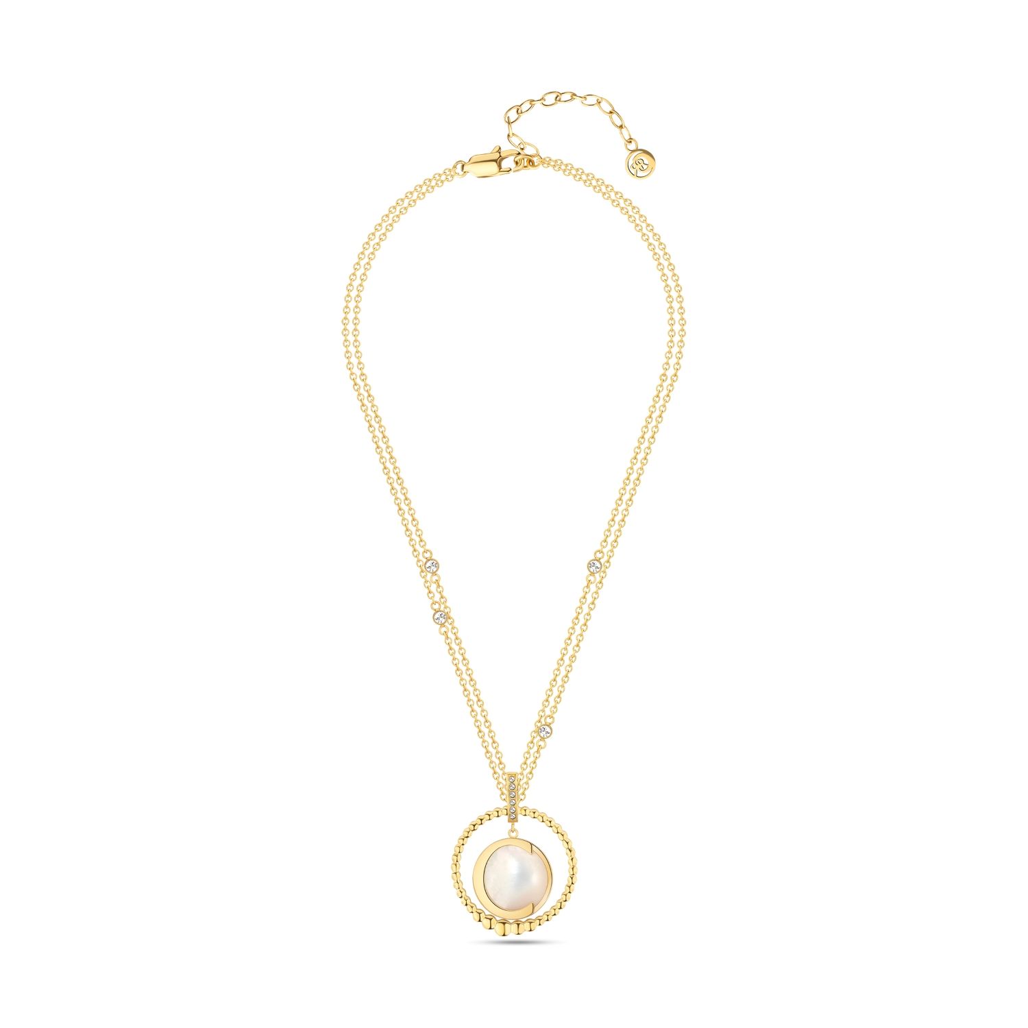 Order Cerruti 1881 Eclipse Circle Gold MOP Jewellery Set For Her Online ...