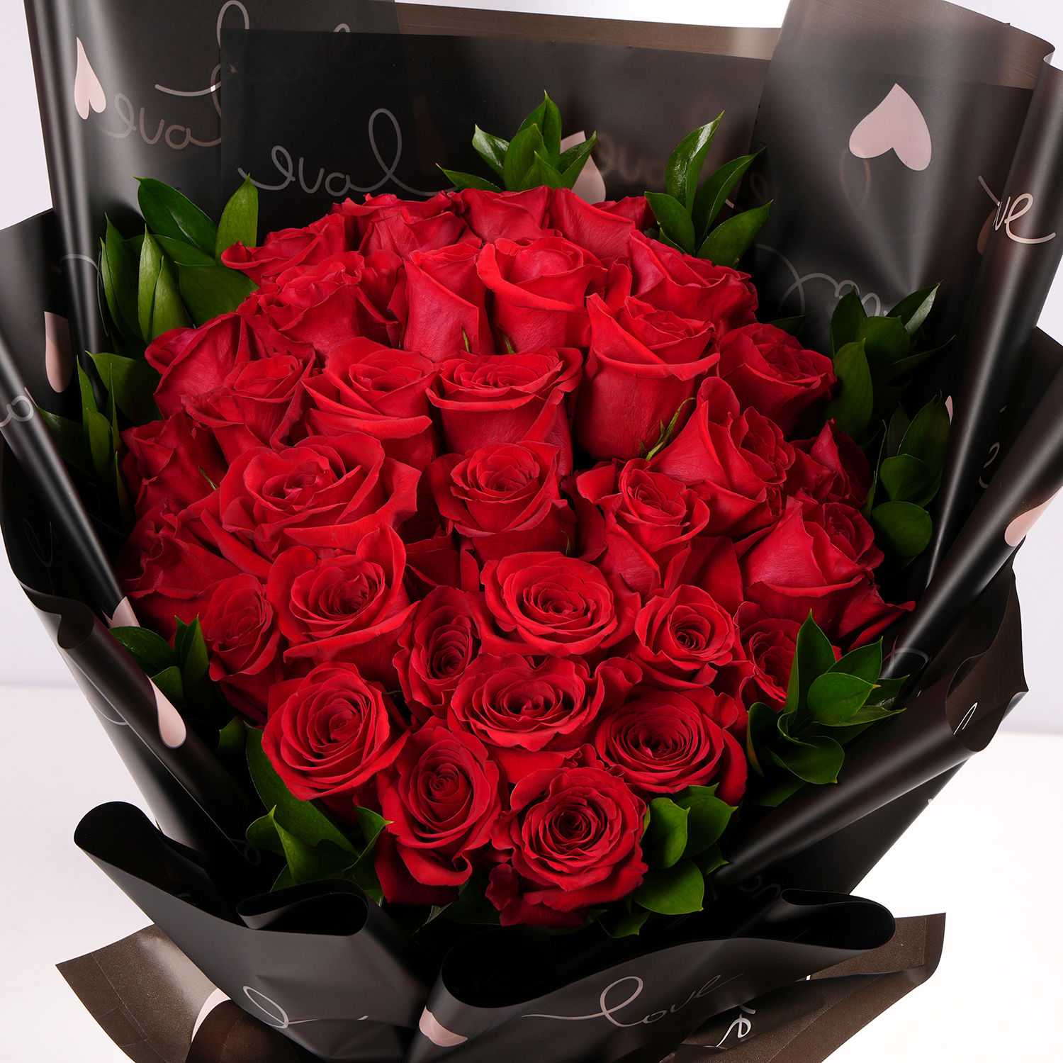 Order 35 Red Roses Valentine Bouquet Online | Same-Day Delivery UAE ...