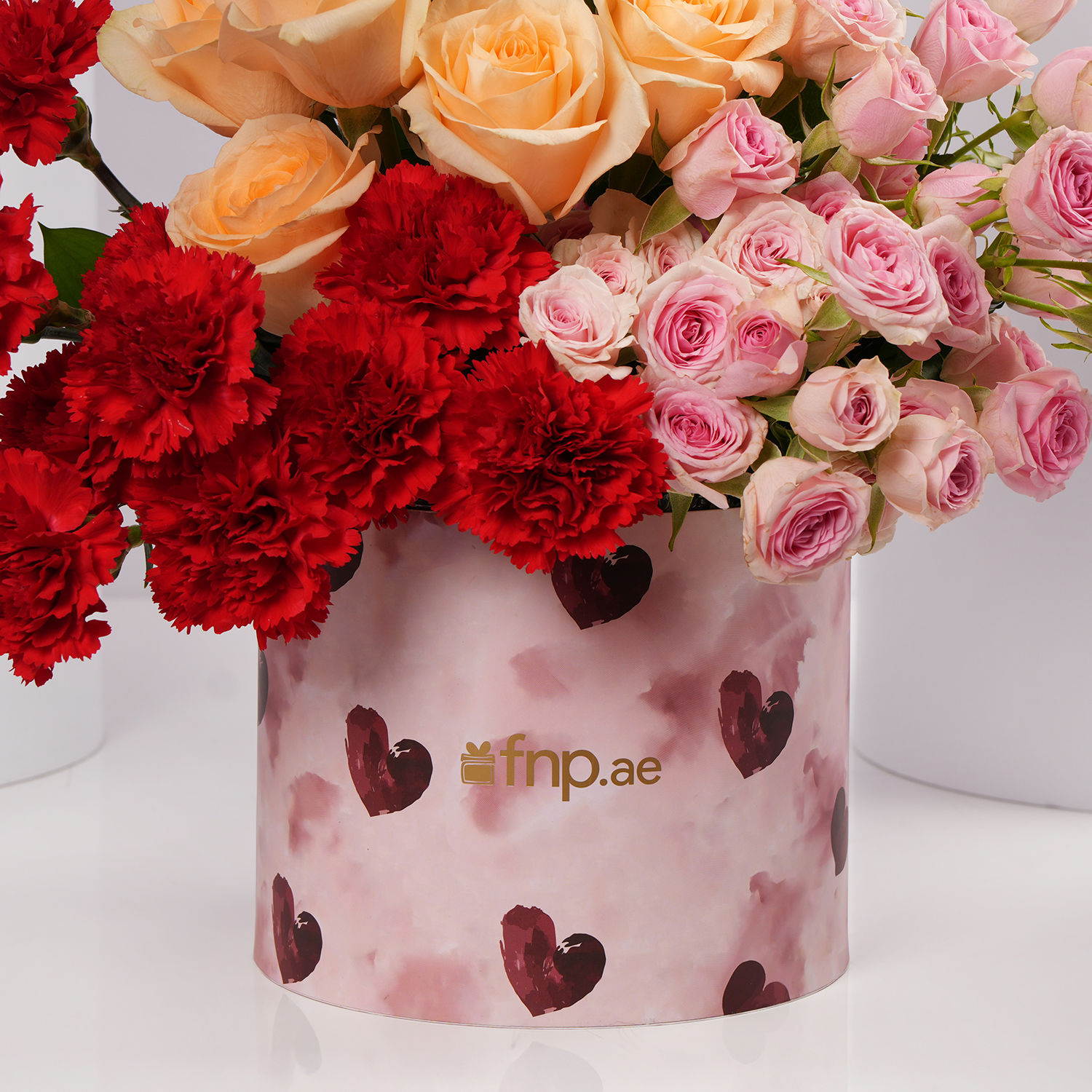 Order Mixed Flowers Valentine Gift Box Online | Same-Day Delivery UAE ...