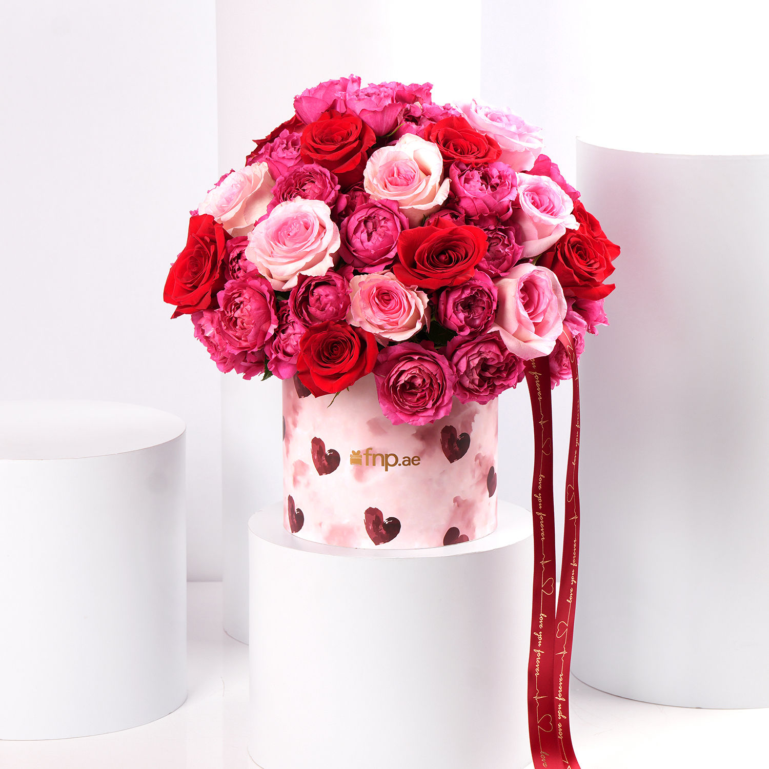 Order Mixed Roses Valentine Keepsake Arrangement Online | Same-Day ...