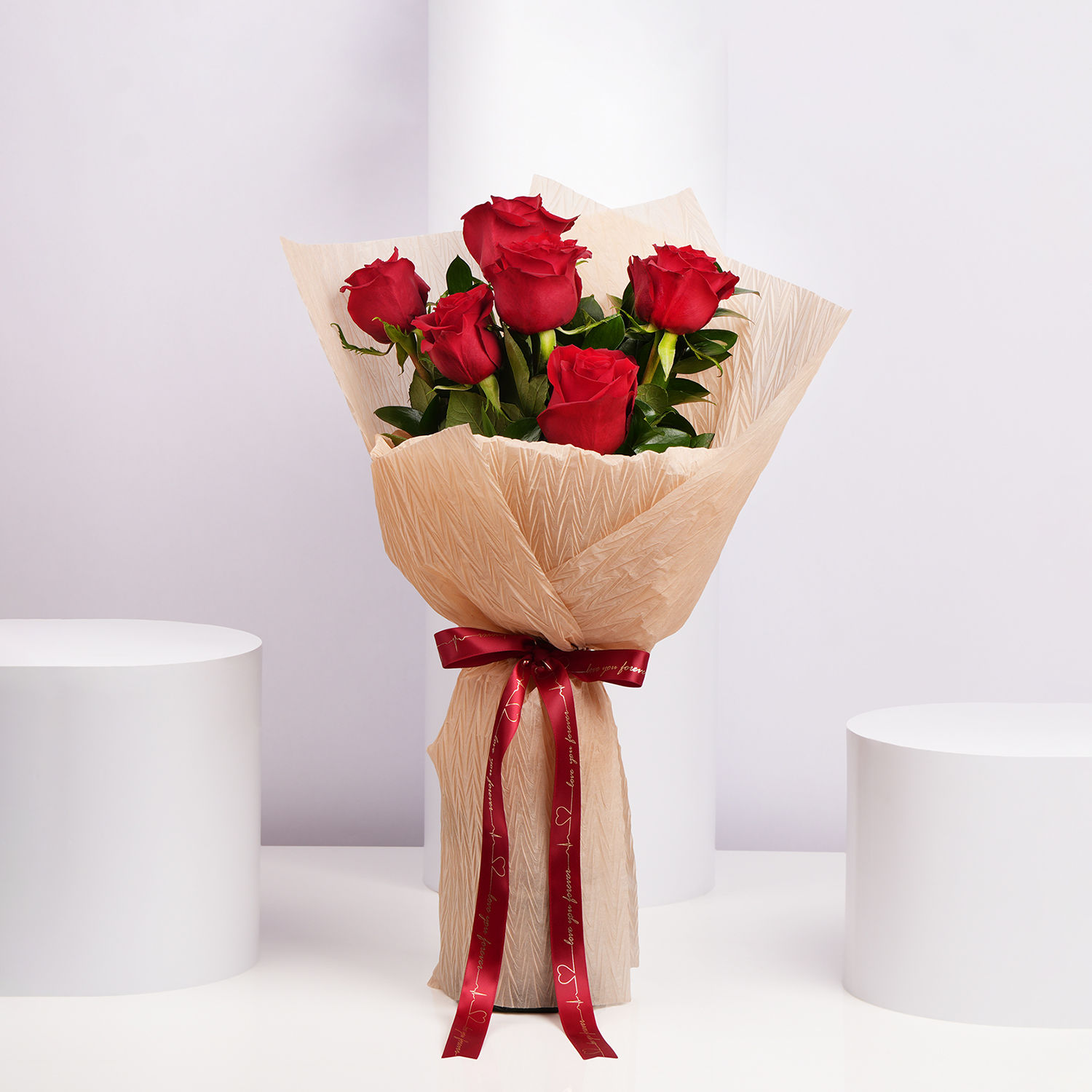 Order Valentine 6 Red Roses Bouquet Online | Same-Day Delivery UAE - Fnp.ae