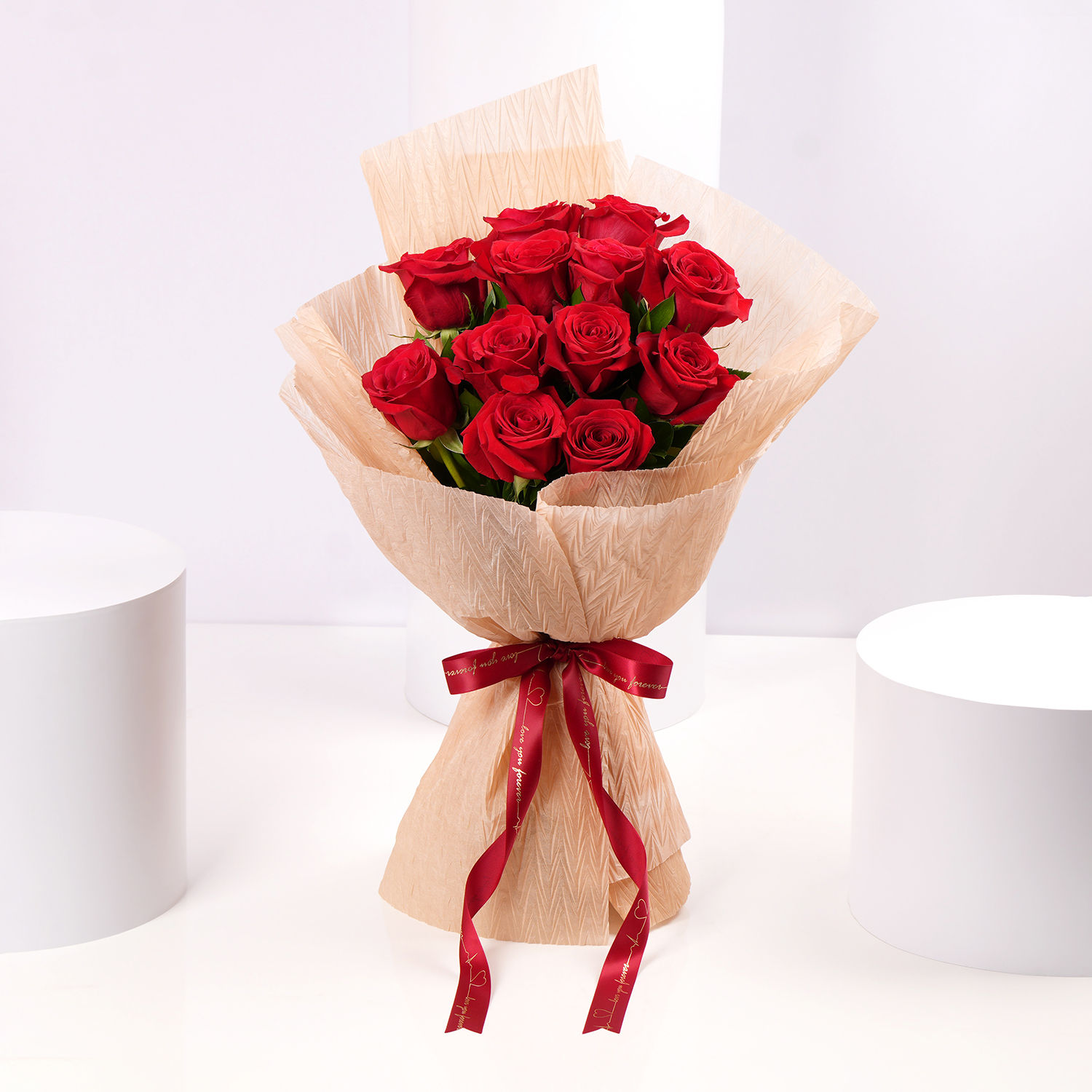Order Valentine 12 Red Roses Bouquet Online | Same-Day Delivery UAE ...
